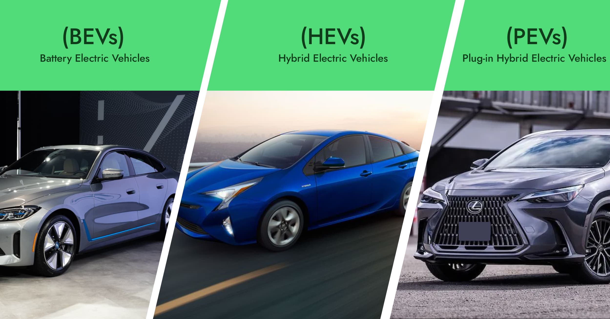 5 Types of Electric Vehicles (EVs) in India (Examples)